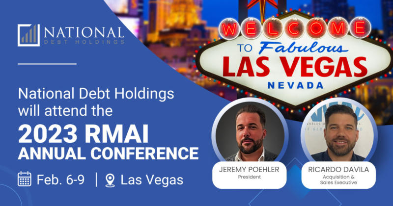 Visit National Debt Holdings at RMAI Exhibit Hall 2023